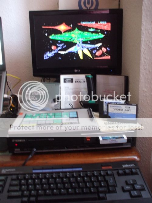 Pioneer Palcom PX-7 + PX-TB7 Video Art Tablet light pen, games manuals ...